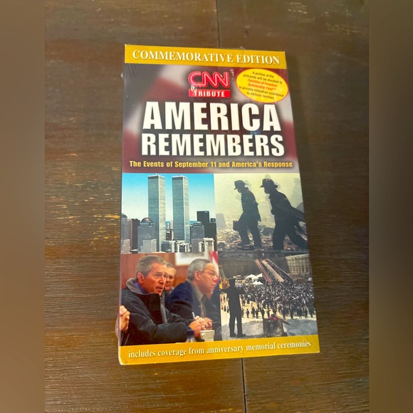 Media | Cnn America Remembers Vhs New Sealed Vintage Collectors Tape ...